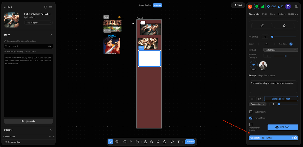 Creating your AI Generated Comic Book