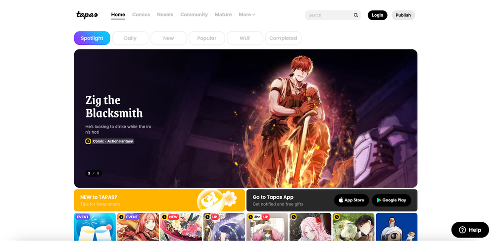 Exploring Different Webcomic Sites and Platforms