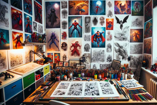 Exploring Comic Book Art: Comic Book Sketches & Techniques