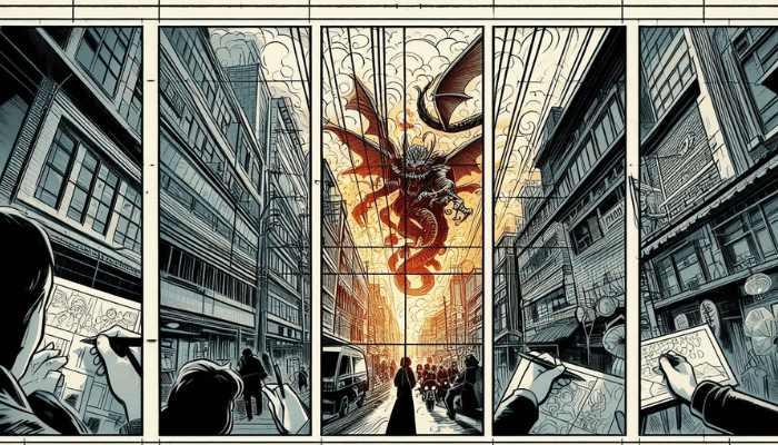 Simple Line Art Techniques in Comic Book Artistry