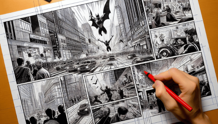 Simple Line Art Techniques in Comic Book Artistry